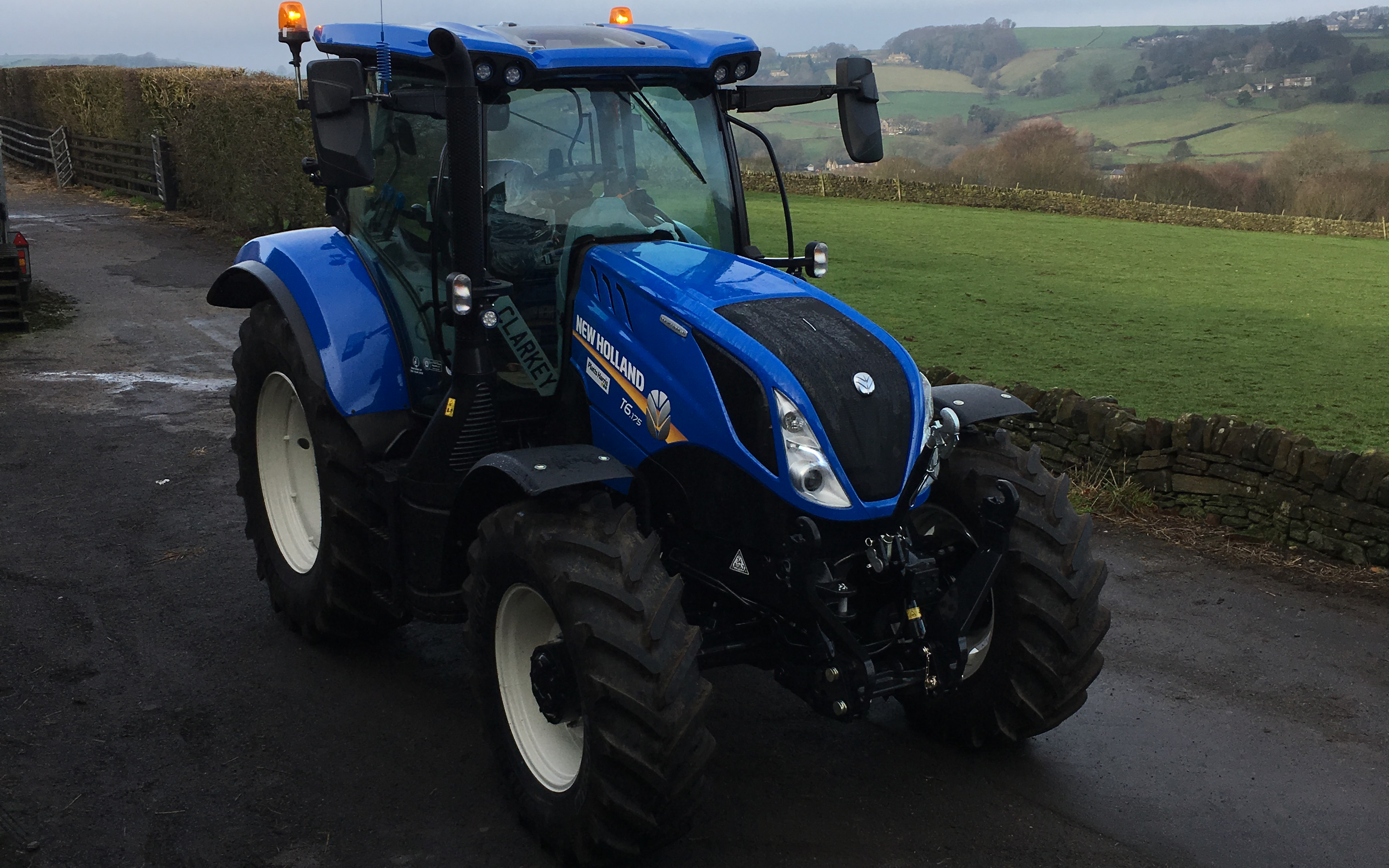 Tractor and driver - Clark Farms